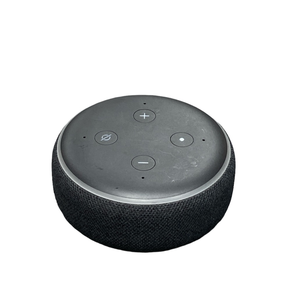 Pre-owned Amazon Echo Dot 3rd Gen - Charcoal Fabric - Own4Less